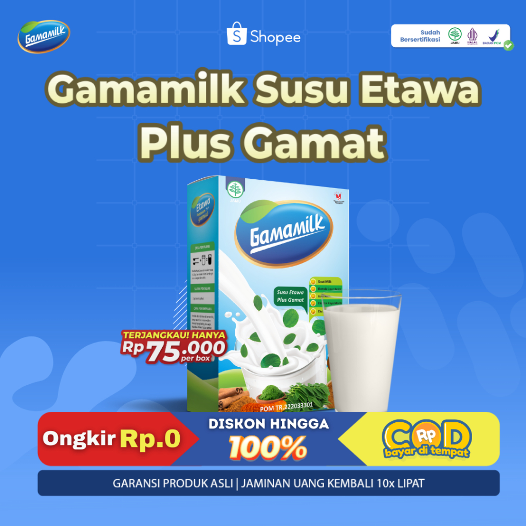 Gamamilk Etawa Goat Milk - Plus Gamat Extract - Original Original ...