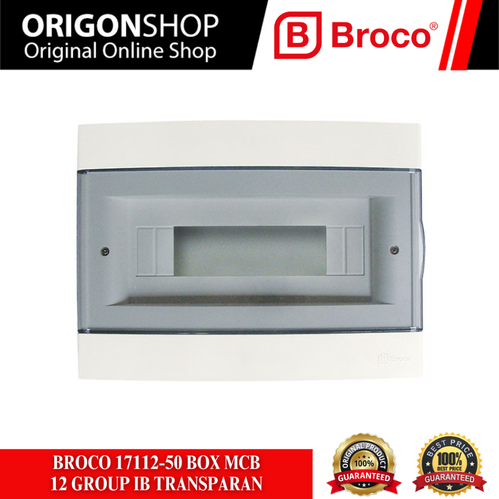 BROCO 17112-50 Box MCB 12 Group IB Transparent | Shopee Philippines