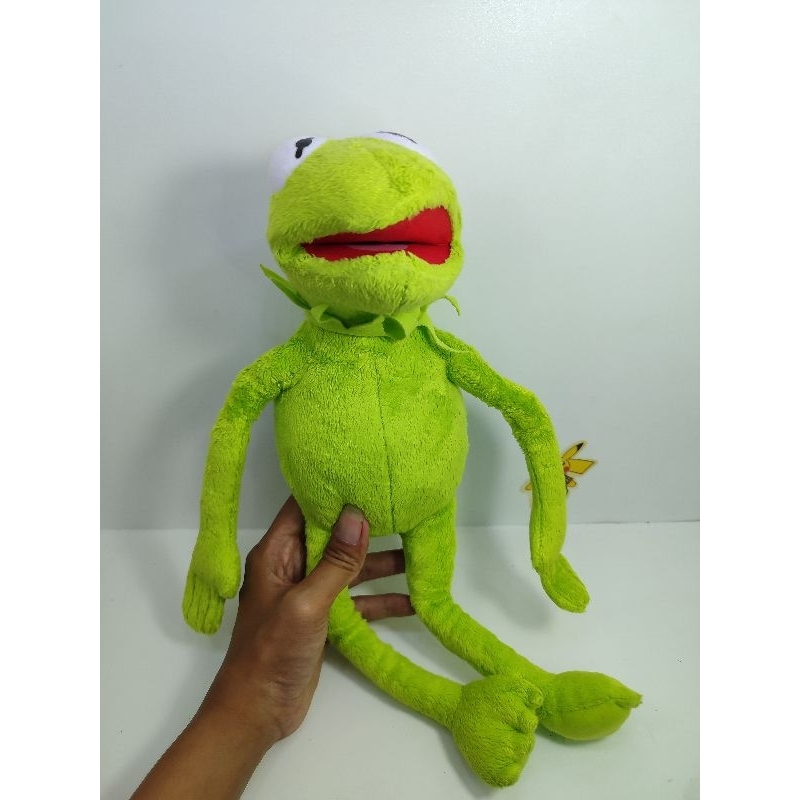 Original Kermit the frog doll Muppet show cut brand | Shopee Philippines