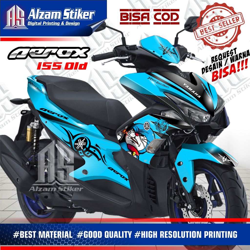 Decal Sticker Variation Aerox 155 Decal Aerox 155 old Full Body Sticker ...