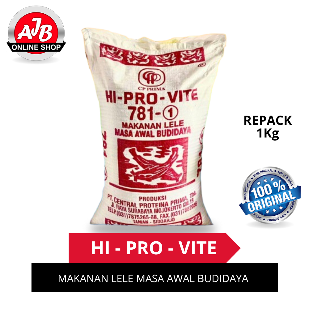 Hi pro vite 781-1 Central Proteinaprima Pellet Catfish Feed repack 1kg ...