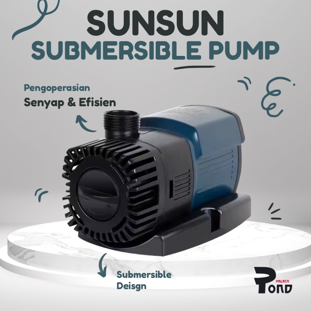 Sunsun JTP 4800-L 32 Watt Submersible Fish Pond Water Pump | Shopee ...
