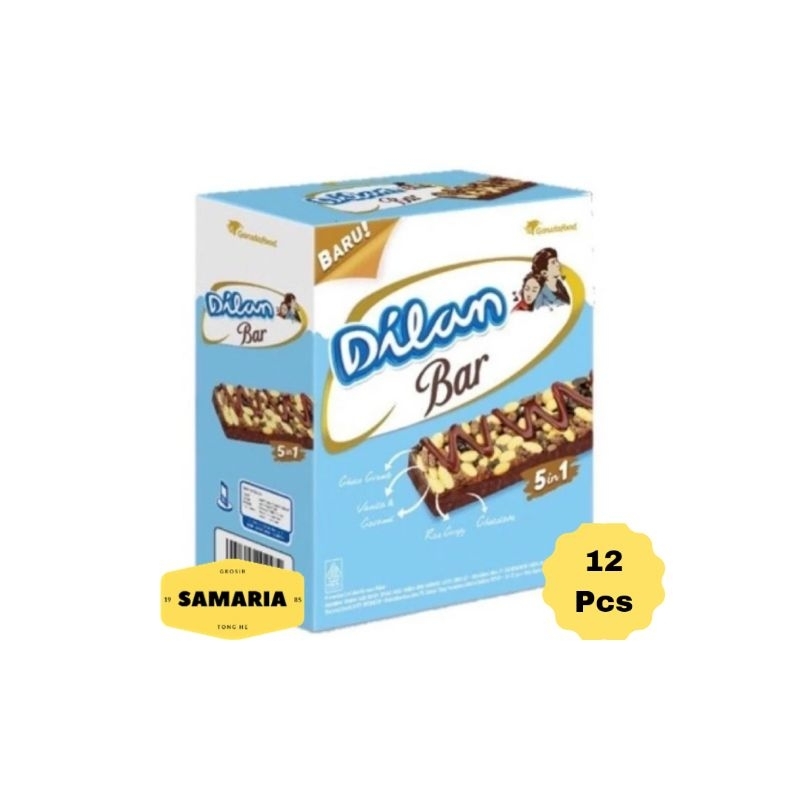 1 Pack Dilan Bar 5 in 1 Packaging 18 Gram Box (Contains 12 Pcs ...