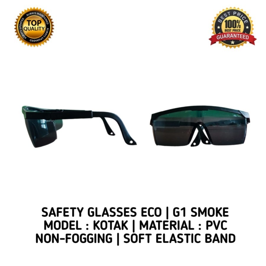 Eco G1 Smoke Safety Glasses Box, Eco Grinding Glasses Smoke Safety ...