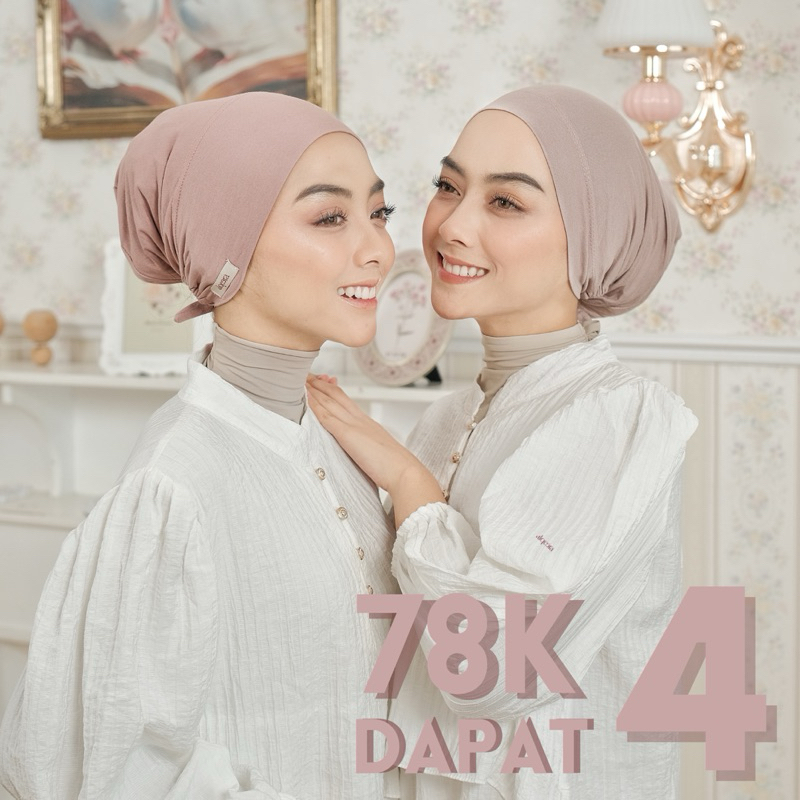 Alqeera - Katten Inner 78k Get 4 Pcs (Arabic Ear Hole Ciput Rayon ...