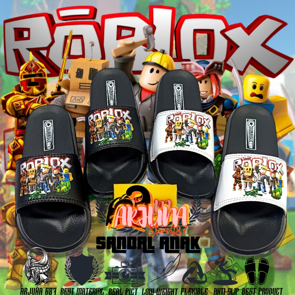 ARJUNA 687 - ROBLOX GAME Boys' Slip-On Sandals Made of Soft & Light ...