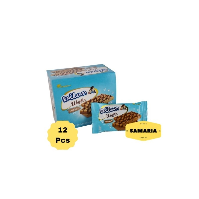1 Pack of Dilan Waffle 16 Gram Box Packaging (Contains 12 Pcs) | Shopee ...