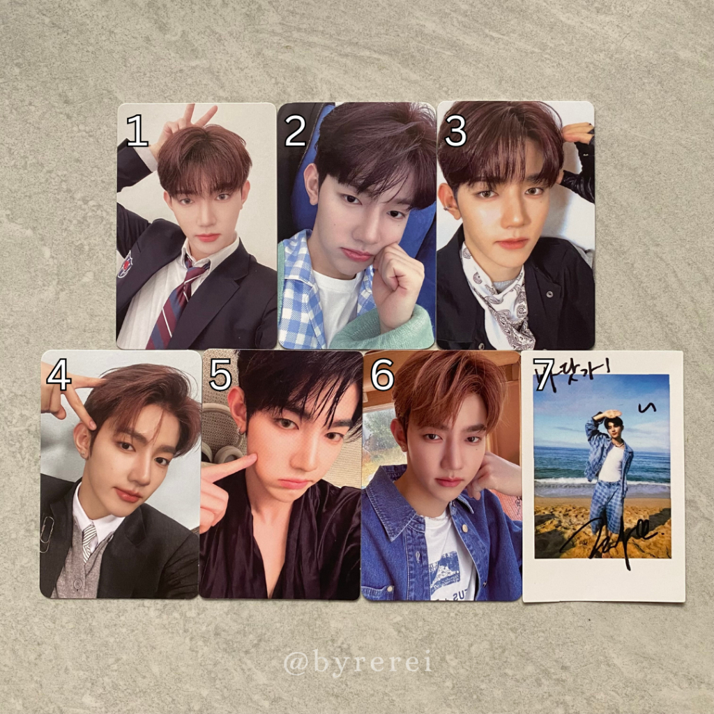Zerobaseone ZB1 Official PC Photocard Zhanghao Zhang Hao Digipack ...