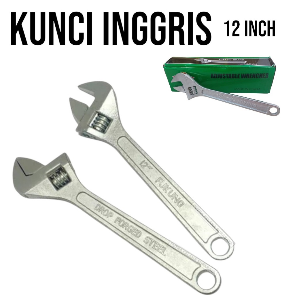 Fukung Wrench Baco Key Bako Bago Adjustable Wrench Meter 8" 10" 12 ...