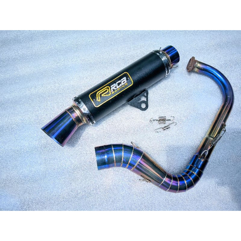 RCB pipe 51mm Cobra Mio Sporty Mio Soulty Beat Fi Click V1 Aerox Nmax ...