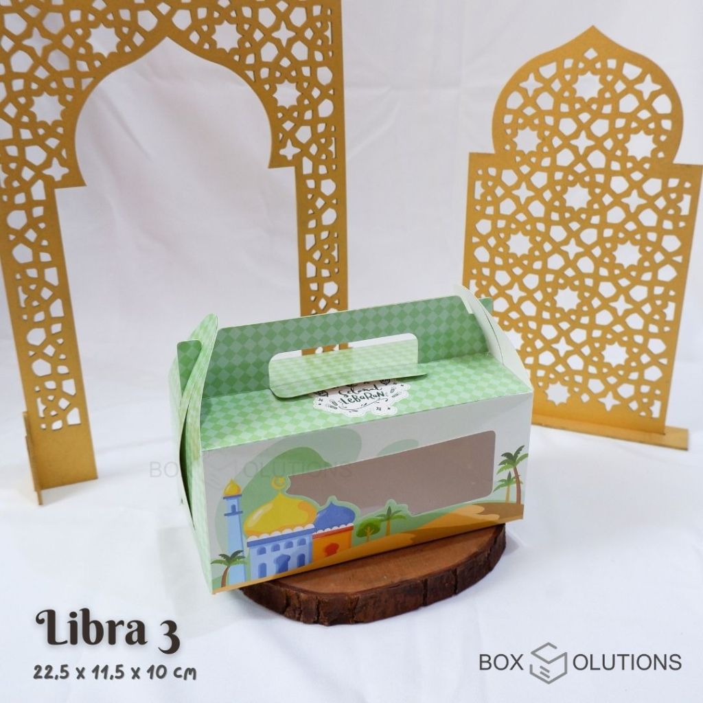 3 eid libra box / eid al-Fitr roll cake box / eid jar hamper box - 22 ...