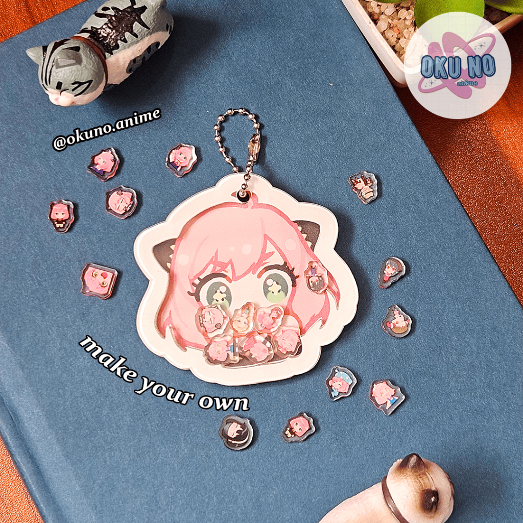 Spy x Family Anya Forger Keycharm Acrylic Anime Keychain (Hanci ...