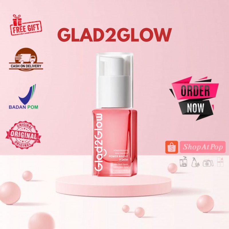 [FREEGIFT] READY GLAD2GLOW Pomegranate Niacinamide Power Bright White ...