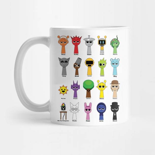 All Sprunki beats family Sprunki Beats Mug | Shopee Philippines