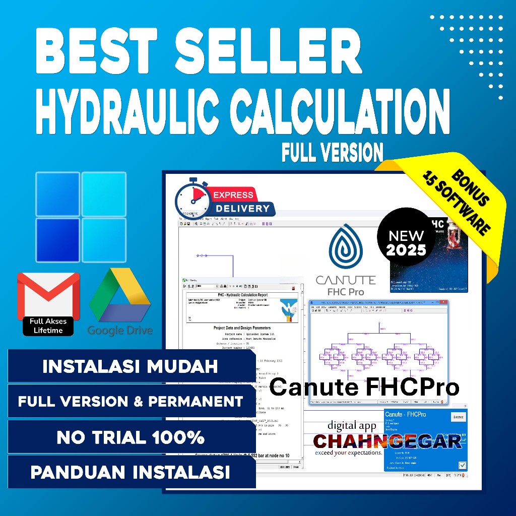 Software Canute FHC Pro 2025 v1.8.6 Full Version Hydraulic calculation ...