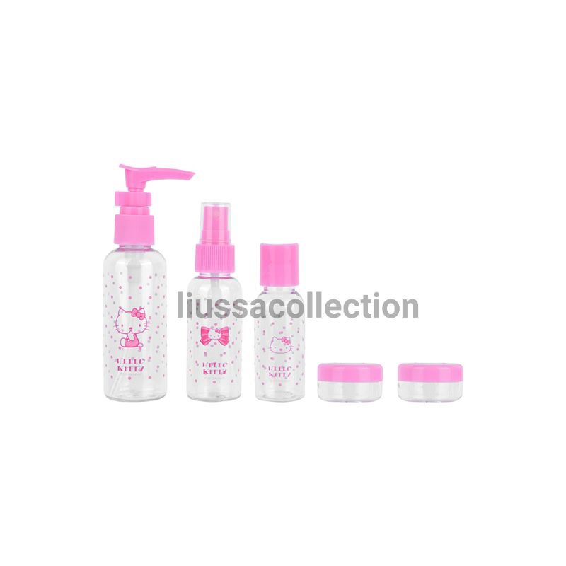 Miniso Travel Kit - Hello Kitty Beauty Diary Series Travel Bottles Set ...