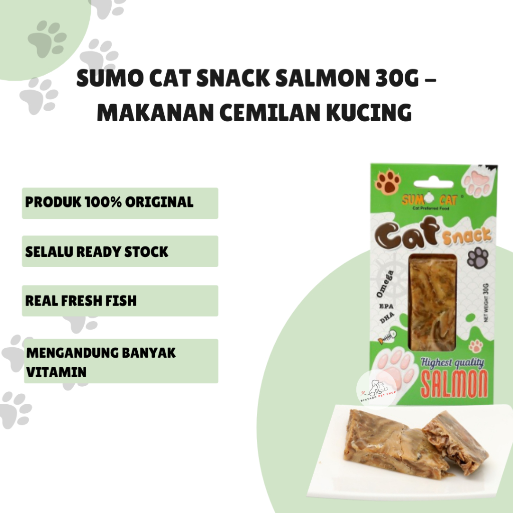 Sumo CAT SNACK SALMON 30 GR - CAT SNACK FOOD | Shopee Philippines