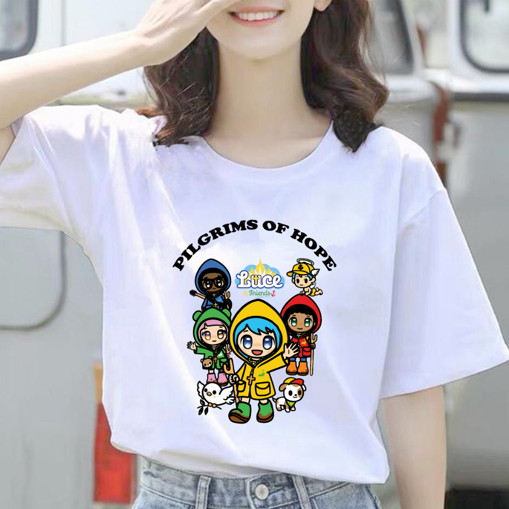 Luce Jubilee Family T-Shirt 2025 Catholic Spiritual Tshirt Pilgrims Of ...