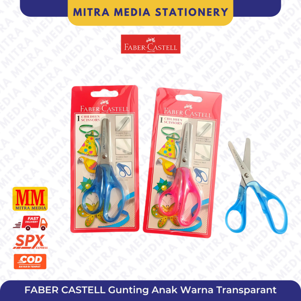 Faber Castell Children Scissors / Children's Scissors / Stainless ...