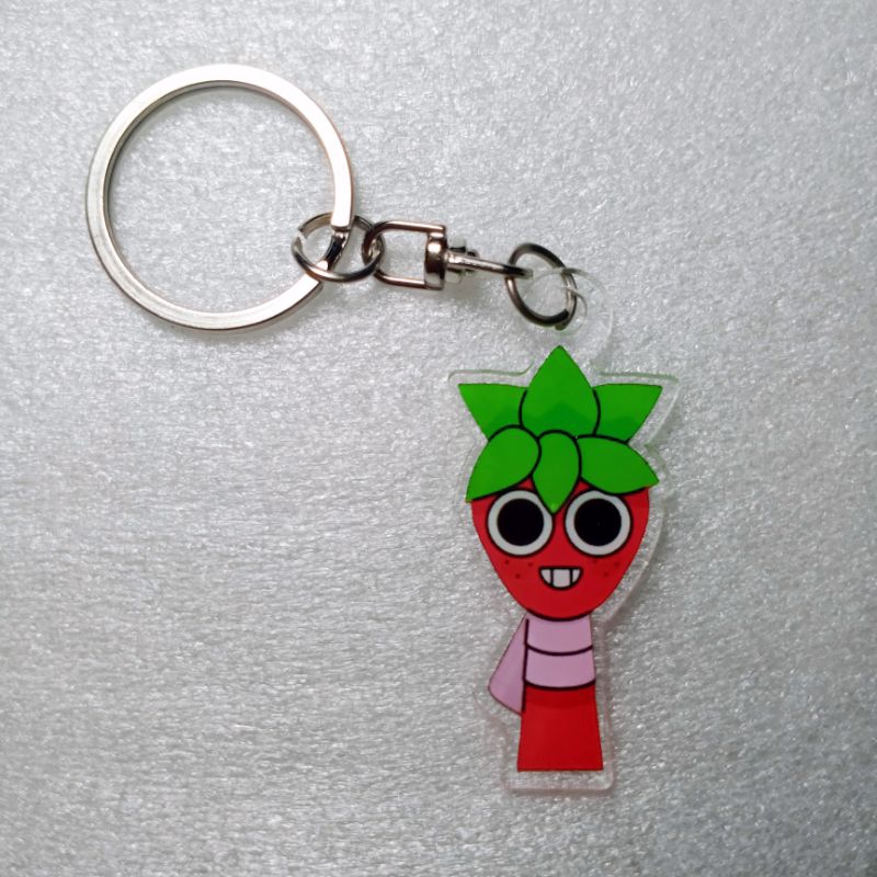 GANTUNGAN Sprout Dandy's World SPRUNKI version acrylic keychain ...