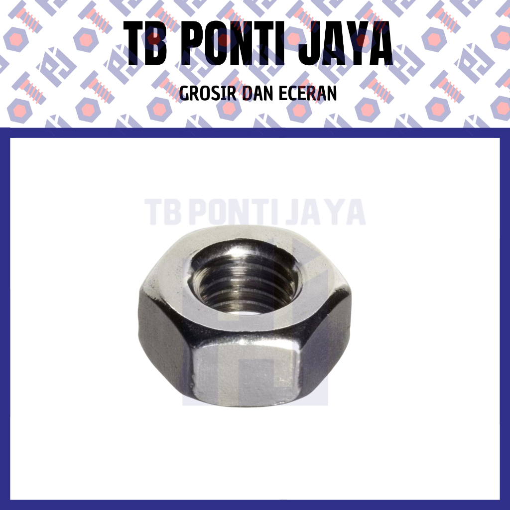 Stainless Hex Nut SUS304 M3 M4 M5 M6 M8 | Shopee Philippines