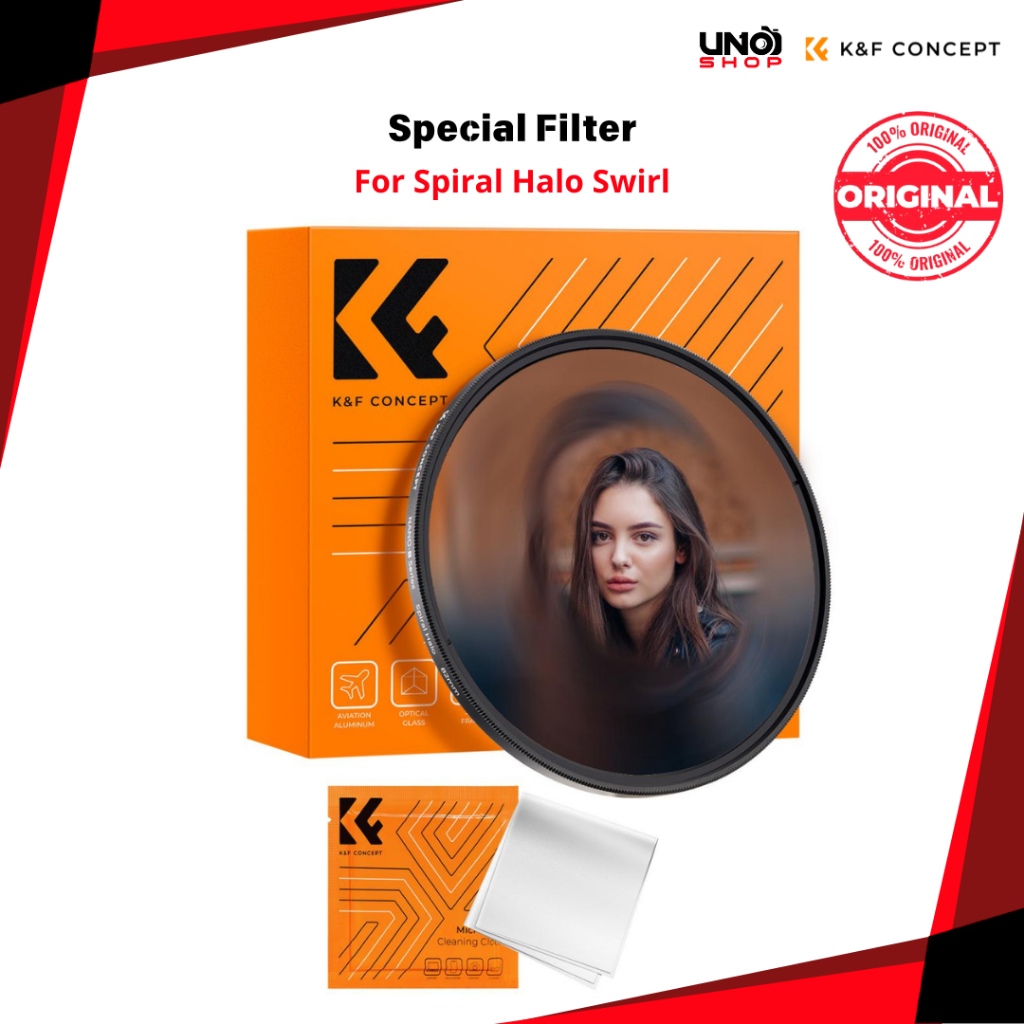 K&f Concept Special Effect Filter for Spiral Halo Swirl Special Effect ...