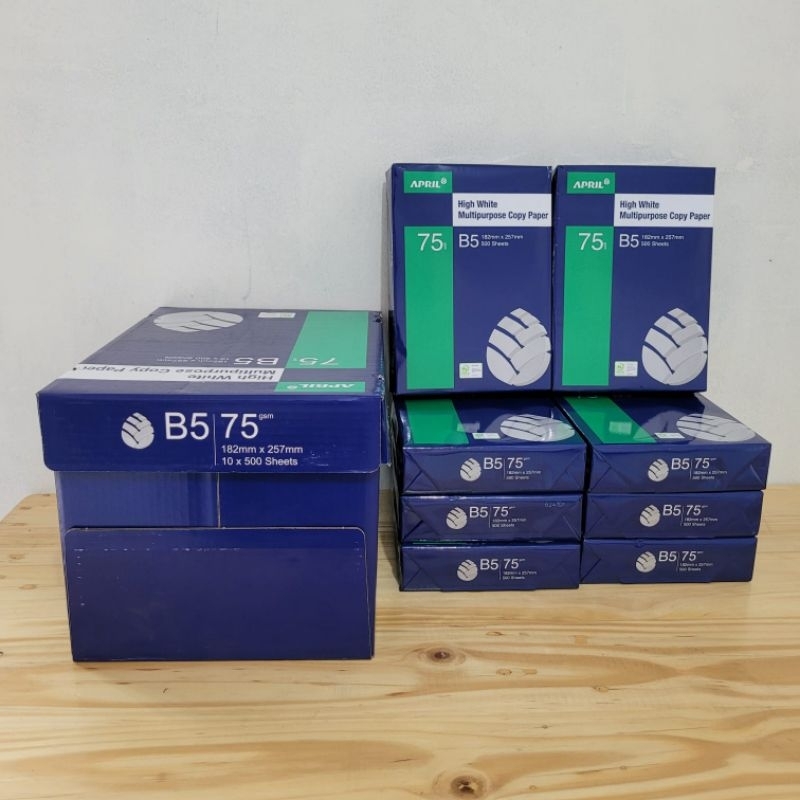 B5 HVS April 1 Ream paper (500 sheets) | Shopee Philippines