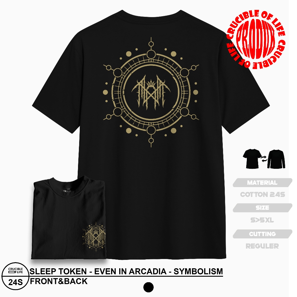 Metal SLEEP TOKEN NEW EVEN IN ARCADIA SYMBOLS BAND CLOTHING T-SHIRTS ...