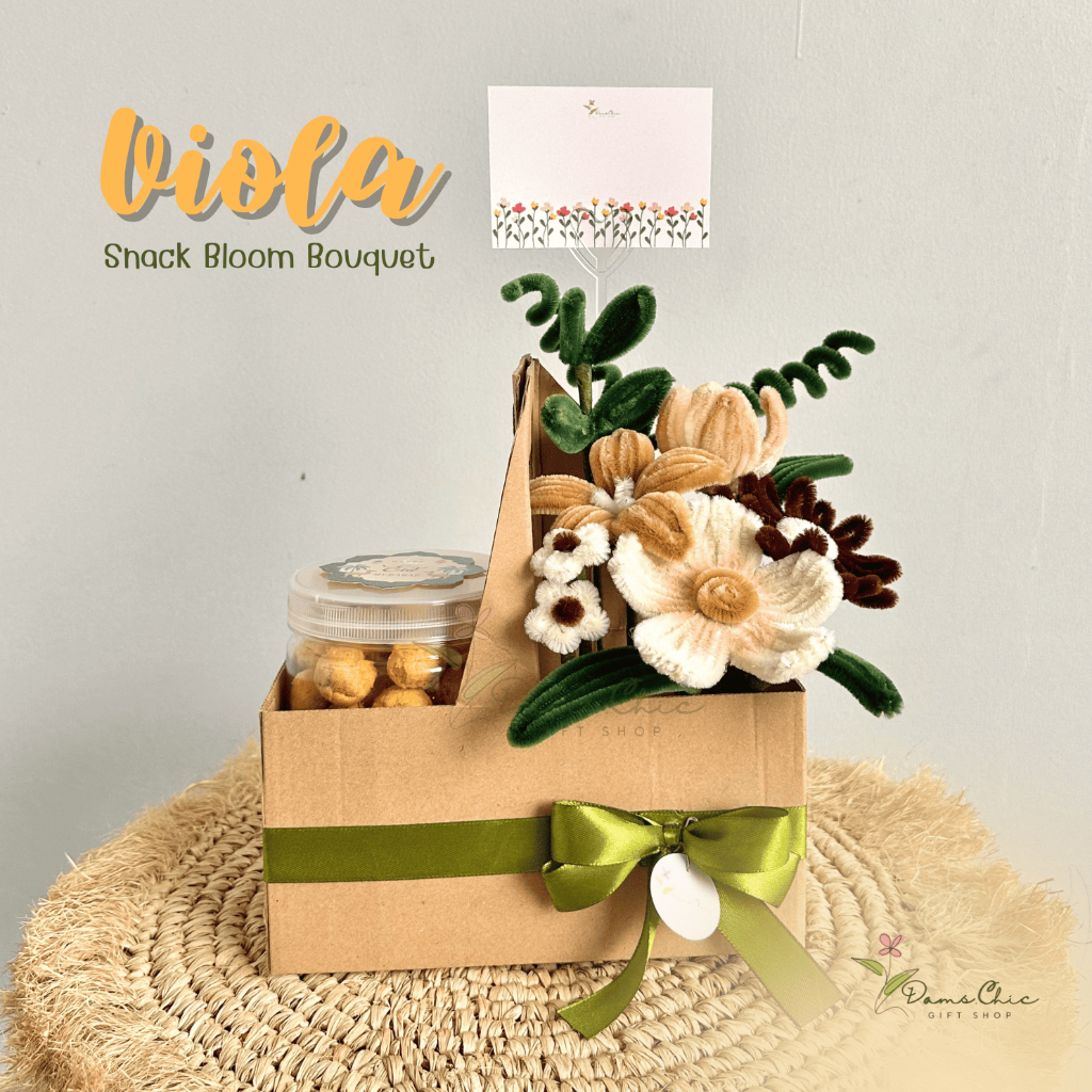 Viola — Snack Bloom Bouquet Pipe Cleaner Hampers Ramadhan Edition ...