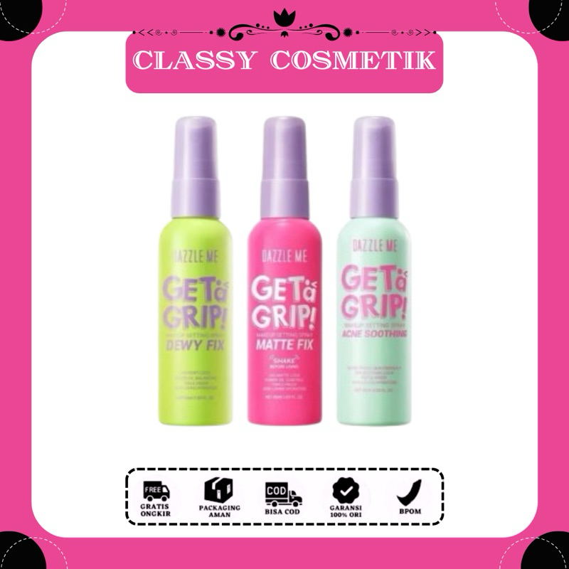 DAZZLE ME Get A Grip Setting Spray 60mL | Shopee Philippines