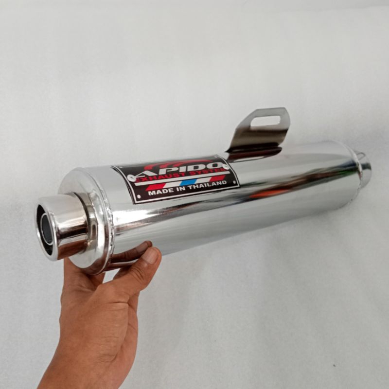Open exhaust Apido Standard Raider 150 + 51mm Adapter for Universal ...