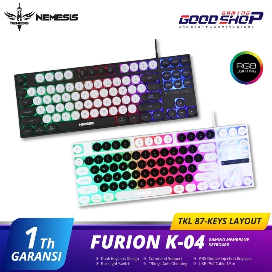 Nyk TKB FURION K-04 Membrane Gaming Keyboard | Shopee Philippines