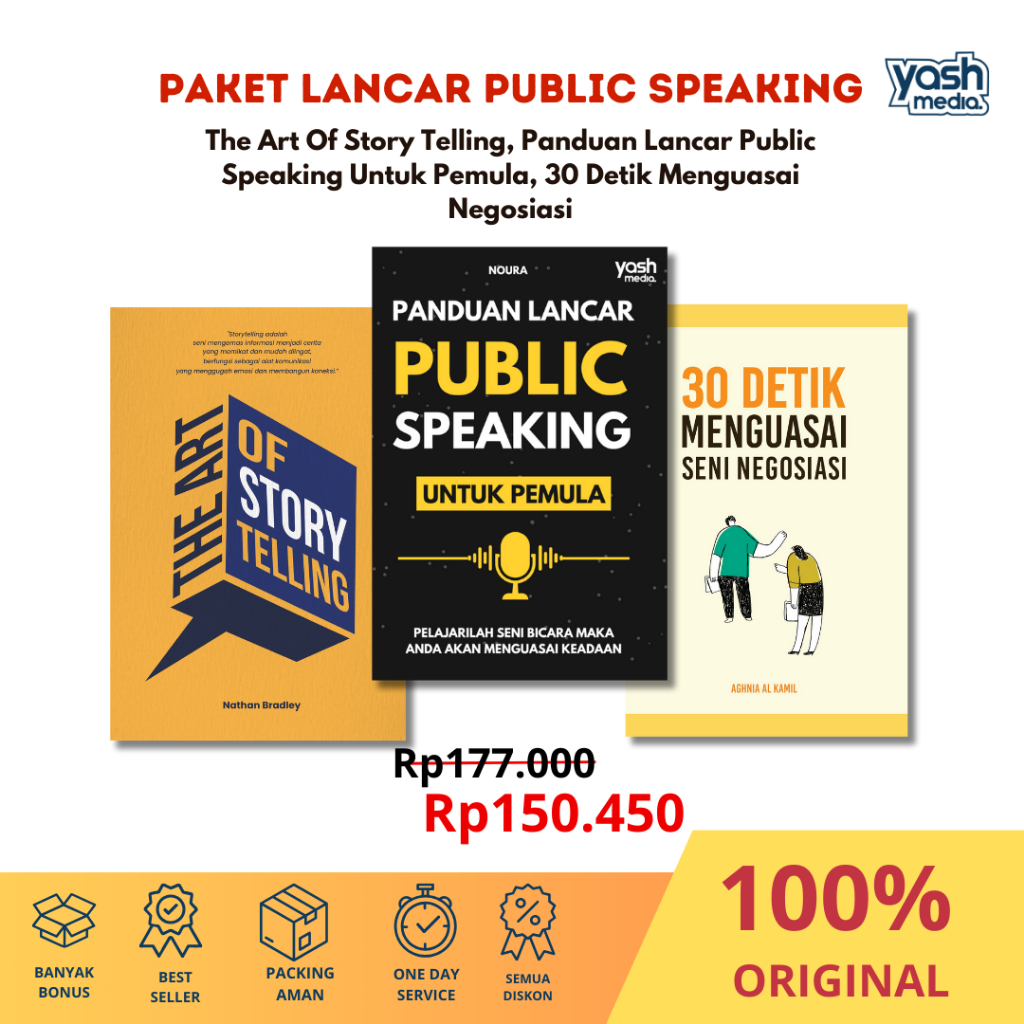 Fluent Public Speaking Package (The Art Of Storytelling, Smooth Public Speaking Guide for ...