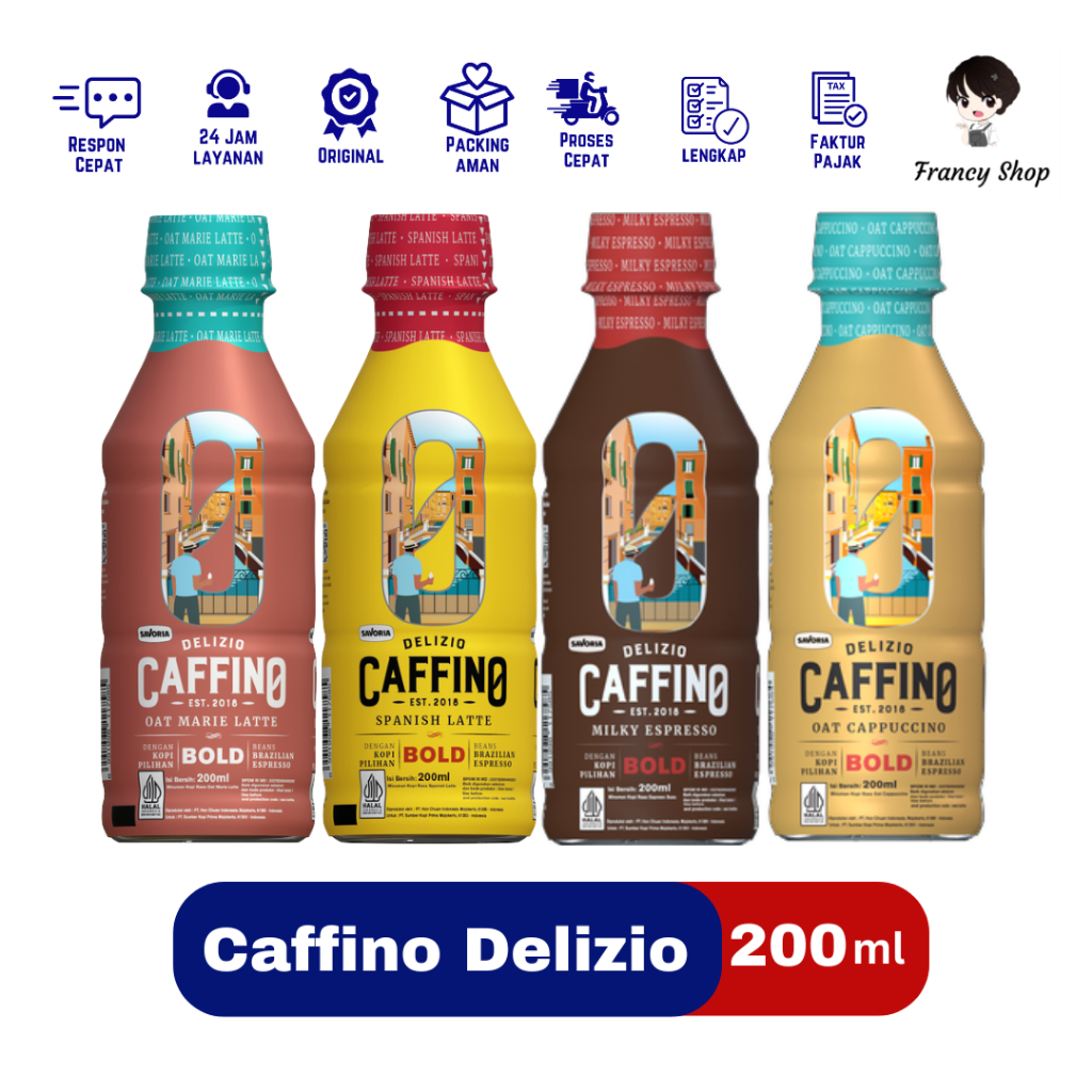 Caffino Delizio Oat Cappuccino / Milky Expresso / Spanish Latte / Oat ...