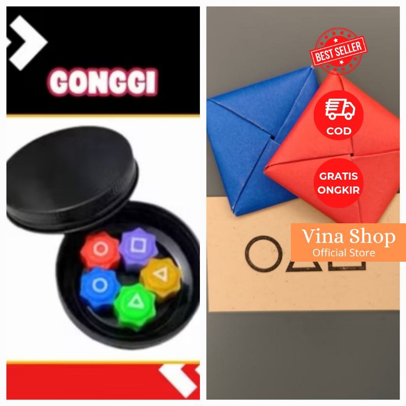 Ddakji and Gonggi Squid Game 1 Set | Shopee Philippines