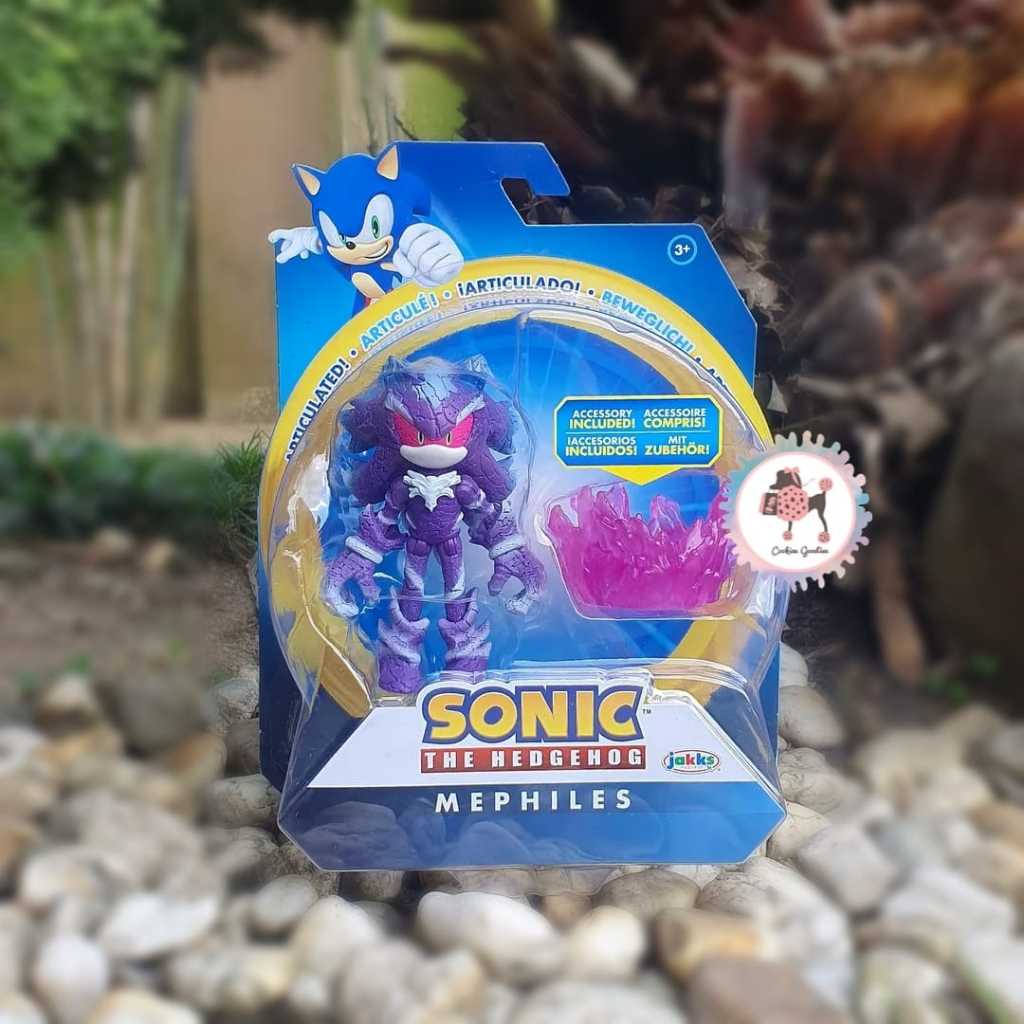Sonic the Hedgehog Mephiles the Dark with Purple Mist Base Articulated ...