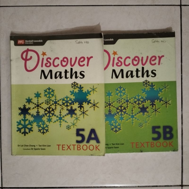 Discover Maths Textbook 5A/5B Marshall Cavendish Education Package Book ...