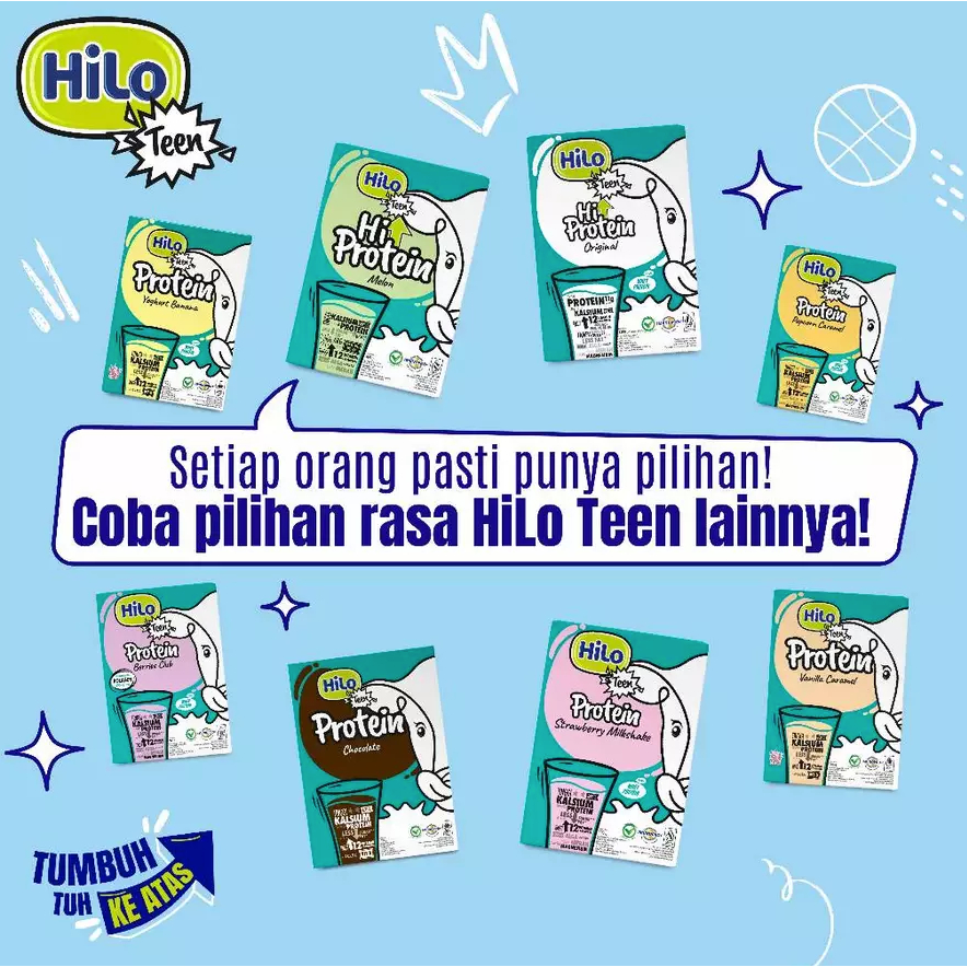 Hilo Teen High Calcium Low Fat Milk - 250gr/ 500gr - Vanilla ...