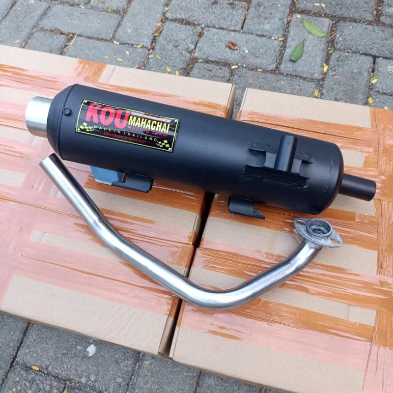 KOU Power Pipe Exhaust Muffler Click 125/150 Beat Fi/Carb Mio Sporty ...