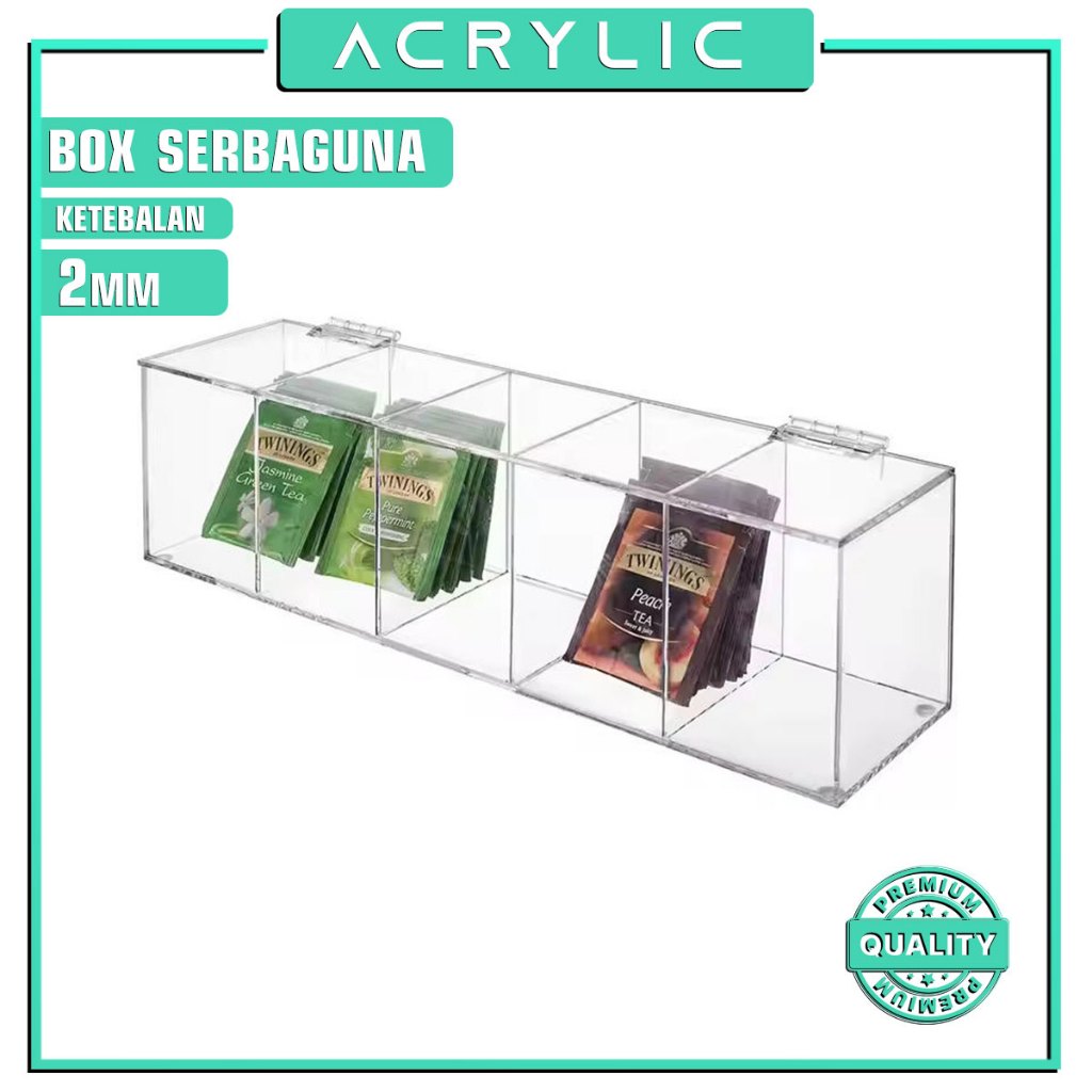 Acrylic Box Multipurpose Small Multipurpose Box with Hinge LidK16 ...