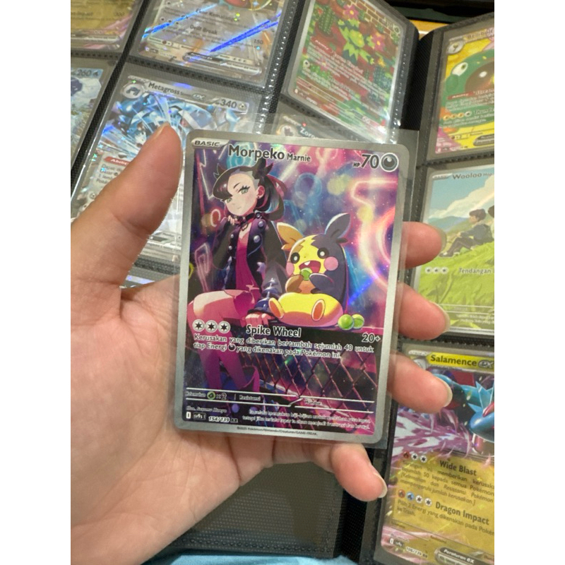 Morpeko Marnie AR - Booster Pack Fate Bond sv9s Pokemon Card | Shopee ...