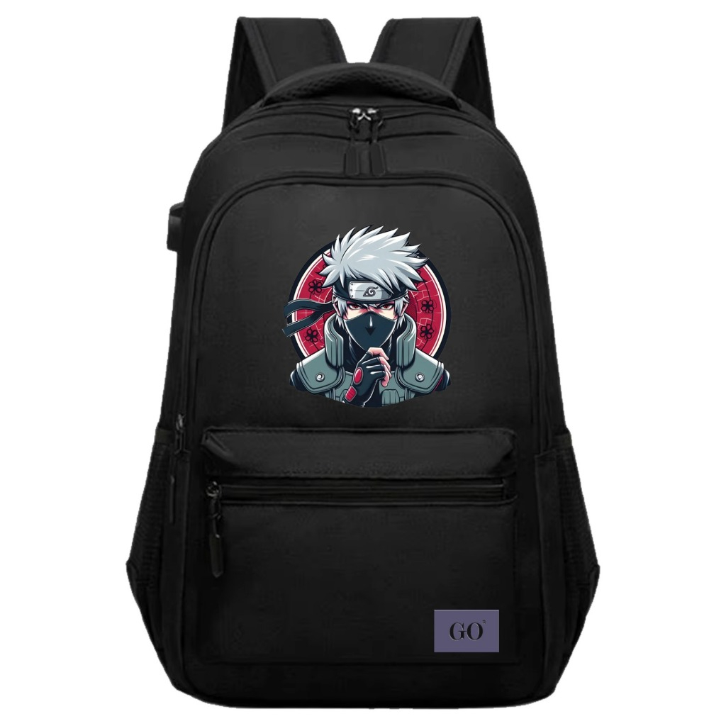 ANIME NARUTO HATAKE KAKASHI BACKPACK BOYS' SCHOOL BAG PAUD KINDERGARTEN ...