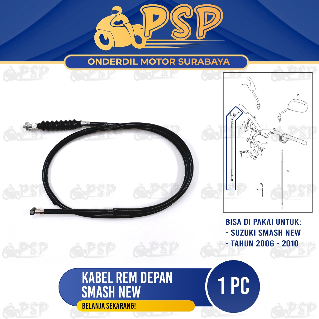 Smash New Front Brake Cable - Cable Cabel Rope Seling Rim Brake Break ...