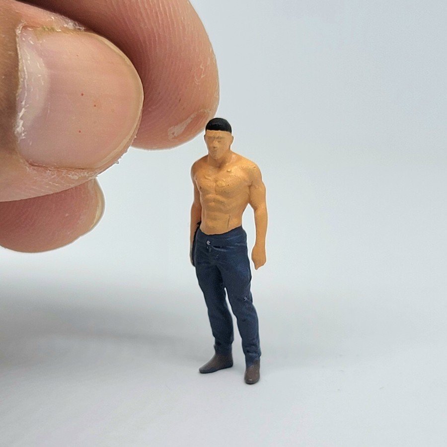 James muscle guy Figure scale 1-64 diecast miniature diorama | Shopee ...