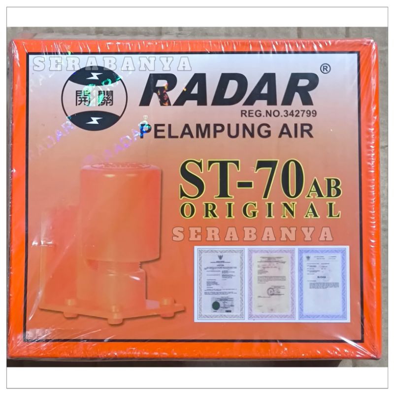 RADAR AUTOMATIC TANDON ST-70 ORIGINAL / ST 70AB / TOREN TANK | Shopee ...