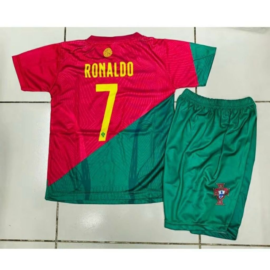 Children's Football Shirt Ronaldo Messi Children's Football Shirt Set ...