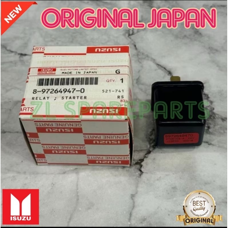 RELAY STARTER STATER 12V 4 LEGS ISUZU ELF NMR NQR NKR 71 NLR 85 NMR 81 ...