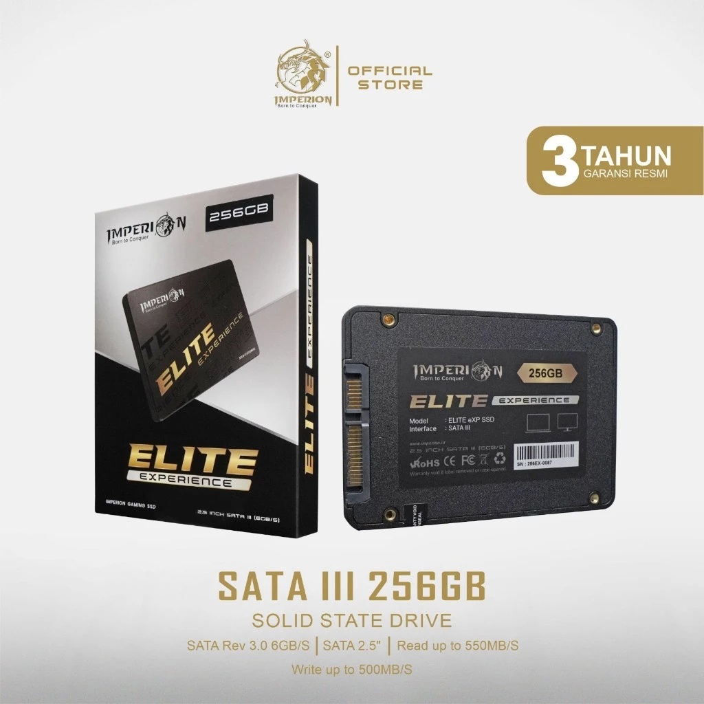 Imperion Elite Experience SSD Sata3 256GB | Shopee Philippines