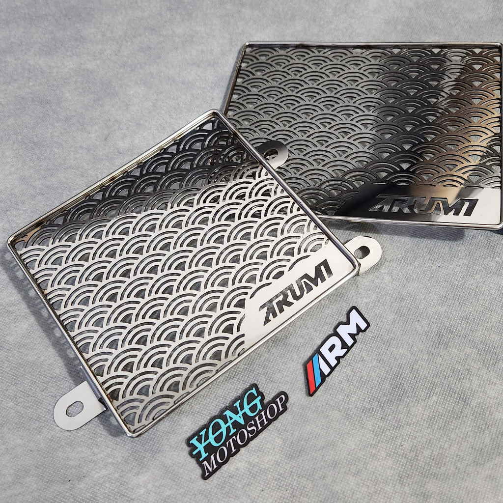 GEISHA AEROX NMAX VARIO BEAT PCX 150 ARM ARUMI RADIATOR COVER | Shopee ...