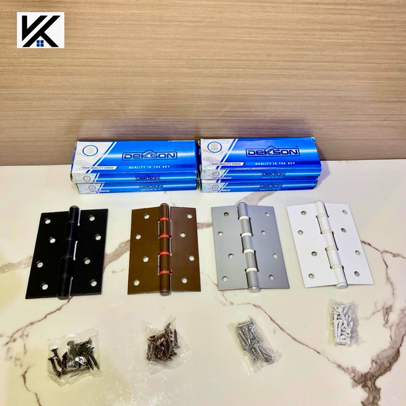 DEKSON 4 inch Nylon Hinge Wooden Aluminum Door Hinge | Shopee Philippines